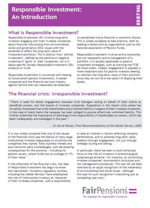 Introduction to the Workforce Disclosure Initiative - Workforce ...